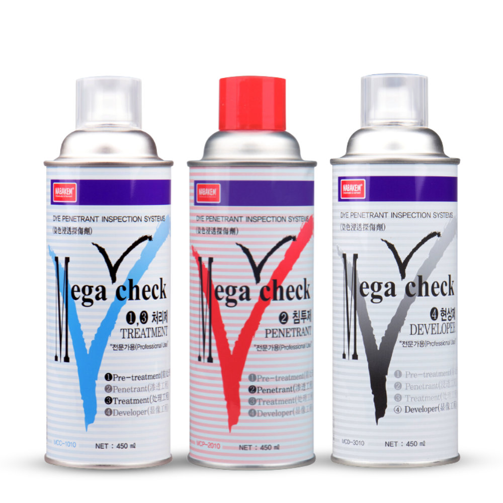Nabakem Mega Check (Set) ~ Coloring Penetrant Detection Agent for Crac ...